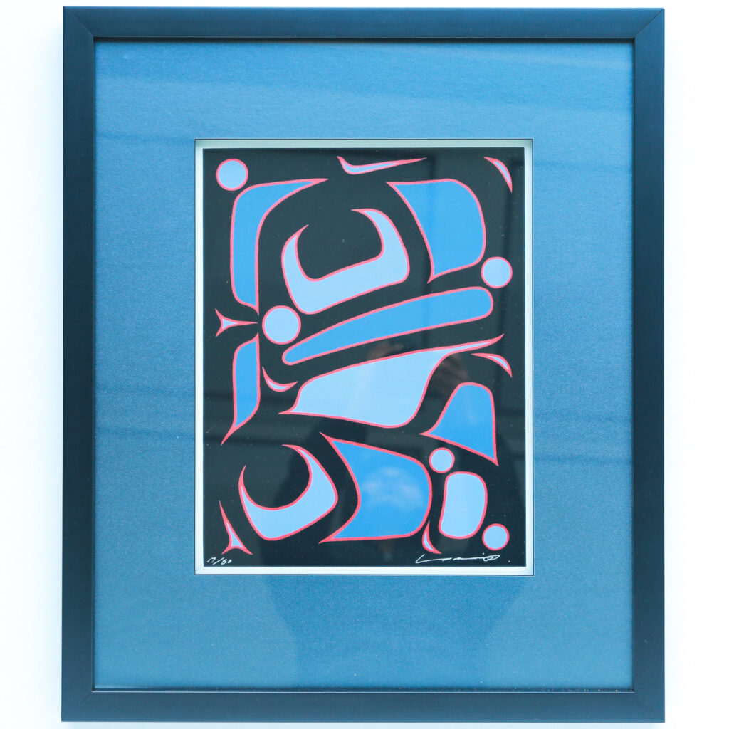 Eagle By Yukie Adams -Frame - Northwest American Native Arts & Inuit ...