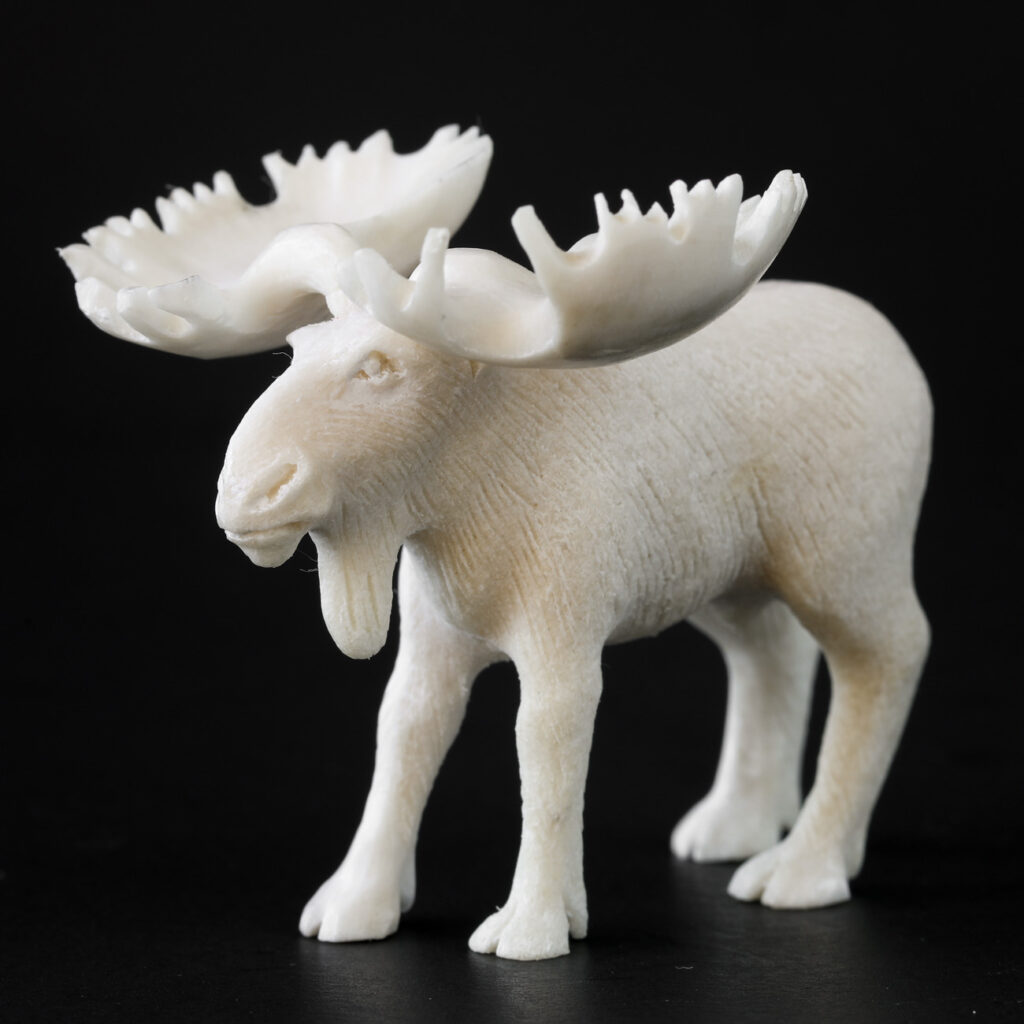 Moose -Moose Antler by Walter Bennett - Northwest American Native Arts ...