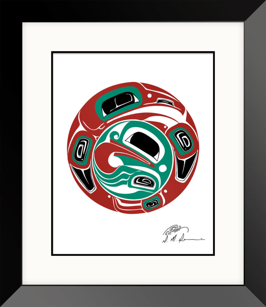 Raven Moon By Danny Dennis - POD601LEF - Northwest American Native Arts ...