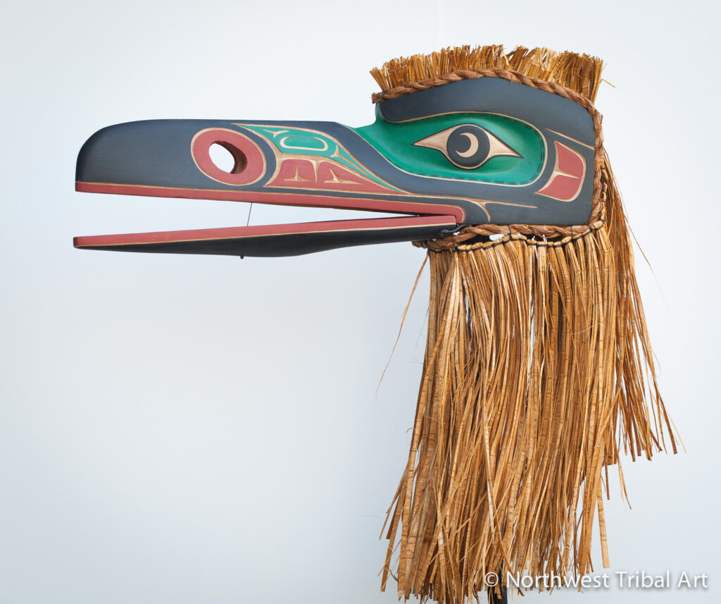 Raven Headdress by David Mungo Knox - Northwest American Native Arts ...