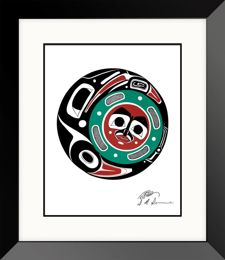 Raven Moon By Danny Dennis - POD601LEF - Northwest American Native Arts ...