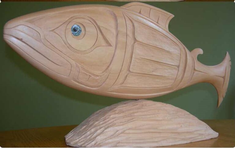 Salmon By Derek Heaton, Micmac Artist - Northwest American Native Arts ...