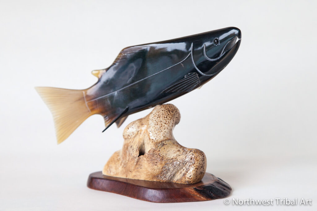Salmon by Eddie Lee - Northwest American Native Arts & Inuit Artwork ...