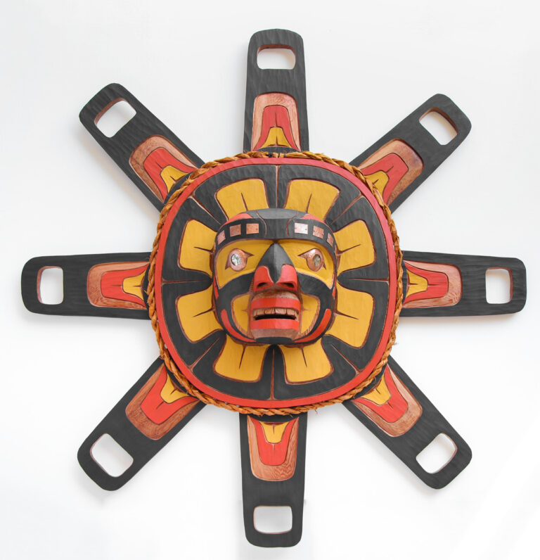 Sun Mask by Tim Alfred - Kwakuitl Artist - Northwest American Native ...