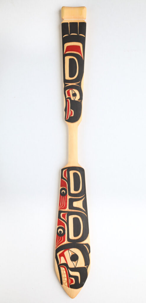 Eagle and Bear Paddle by N Vonda III - Northwest American Native Arts ...