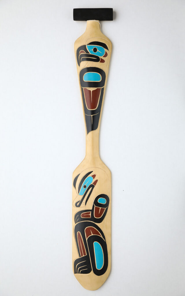 Eagle and Bear Paddle Paddle by David Louis - Northwest American Native ...