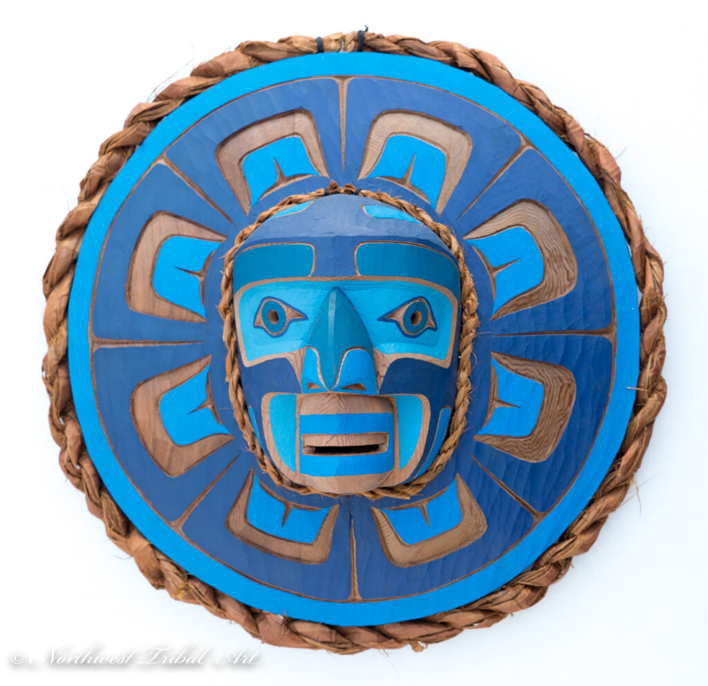 Kwakiutl Moon Mask by Tim Alfred - Northwest American Native Arts ...