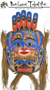 Raven and Bear Mask by Patrick Amos - Northwest American Native Arts ...