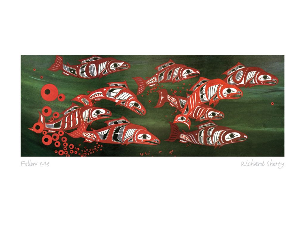 Follow Me Design by Richard Shorty - POD630 - Northwest American Native ...
