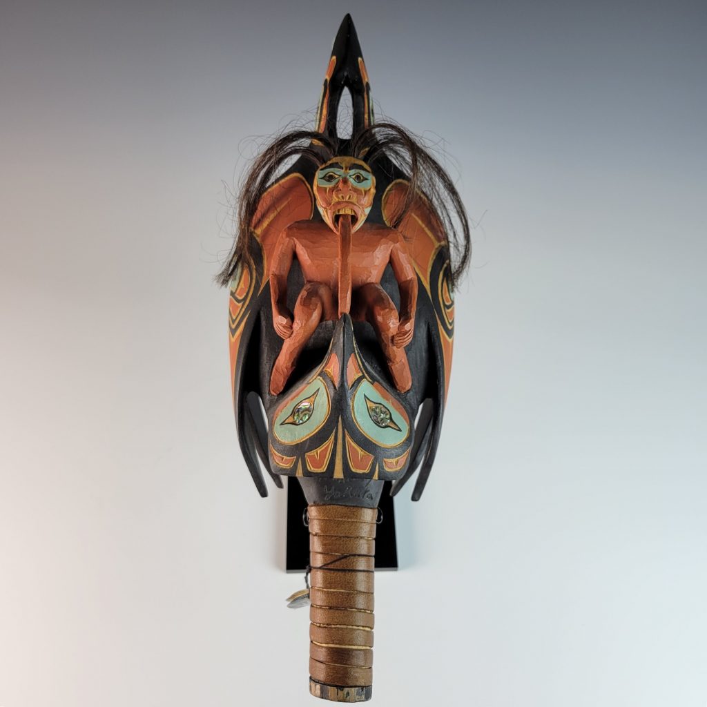 Raven Stealing The Sun Rattle by Joel Valle Jr. - Northwest American ...