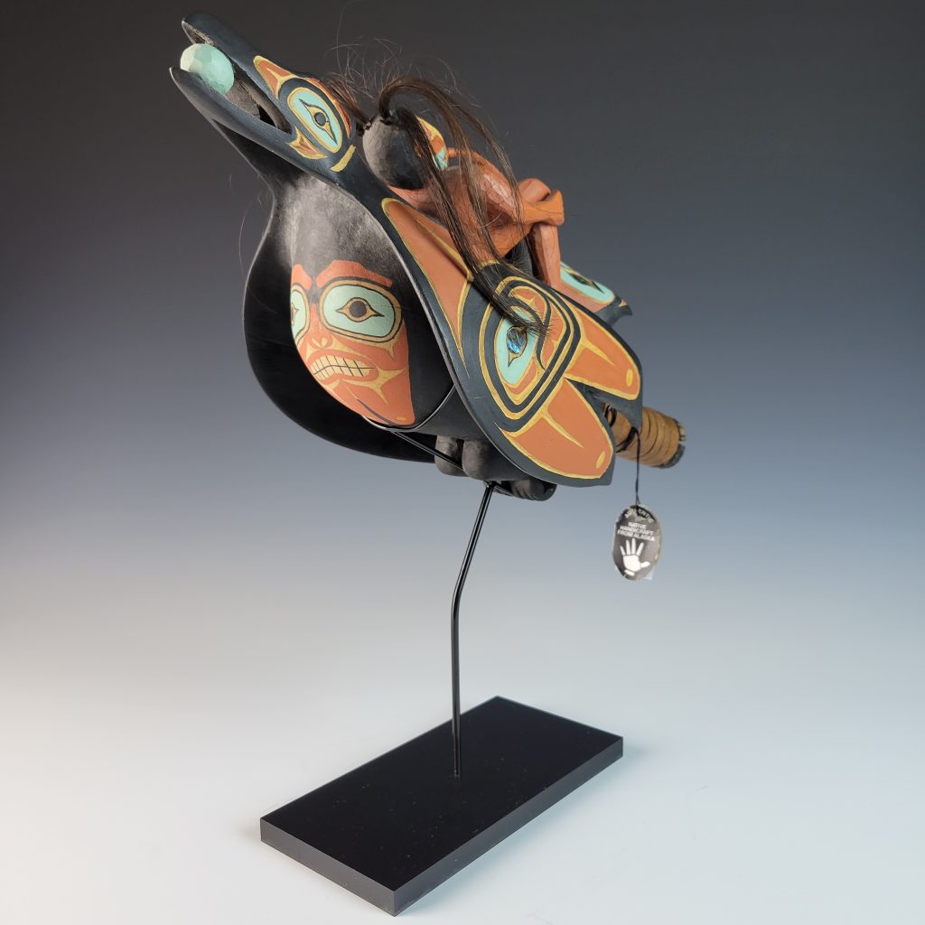 Raven Stealing The Sun Rattle by Joel Valle Jr. - Northwest American ...